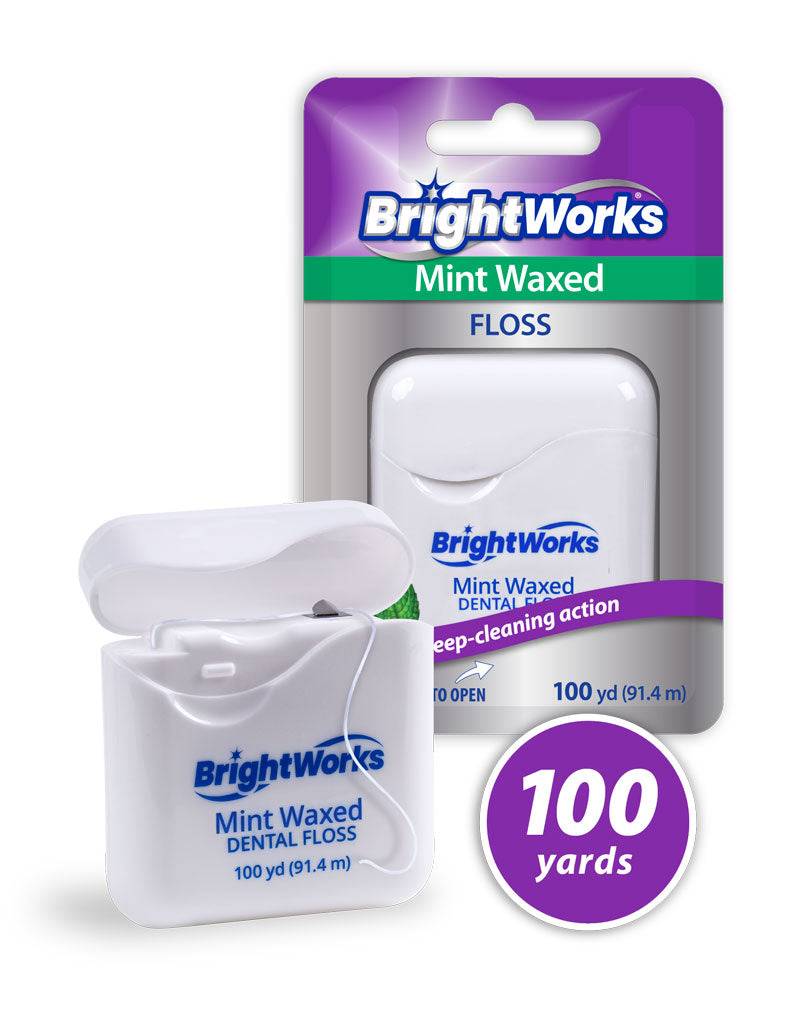 Mint Waxed Dental Floss - 100 Yards – Shop Brightworks